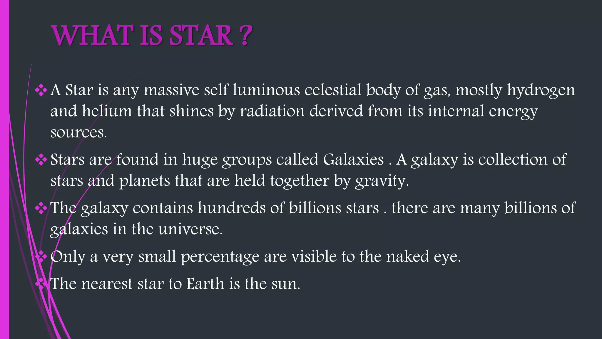 Life cycle of stars | PPTX