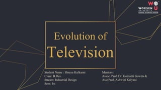 Evolution of television | PPTX