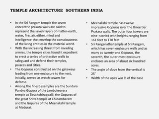History of Architecture - Evolution of Temples - Southern India | PDF