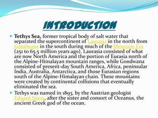 Evolution of tethys sea | PPTX