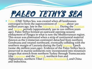Evolution of tethys sea | PPTX