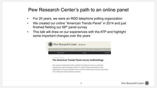 Evolution of the American Trends Panel | PPTX