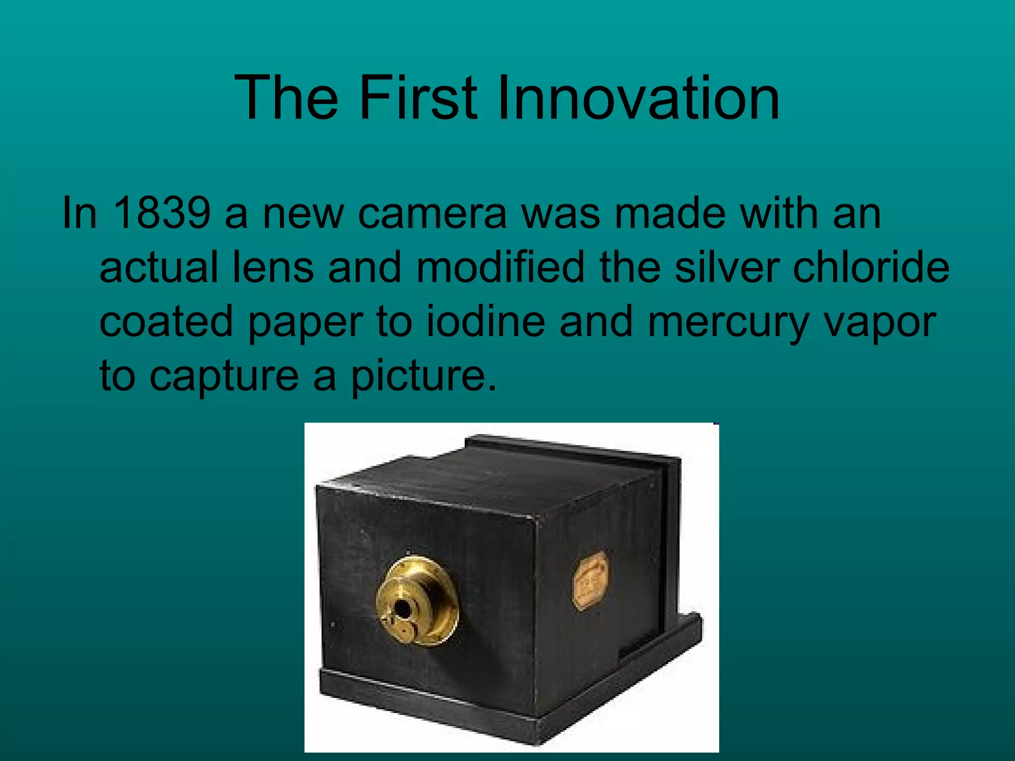 Evolution of the camera | PPT