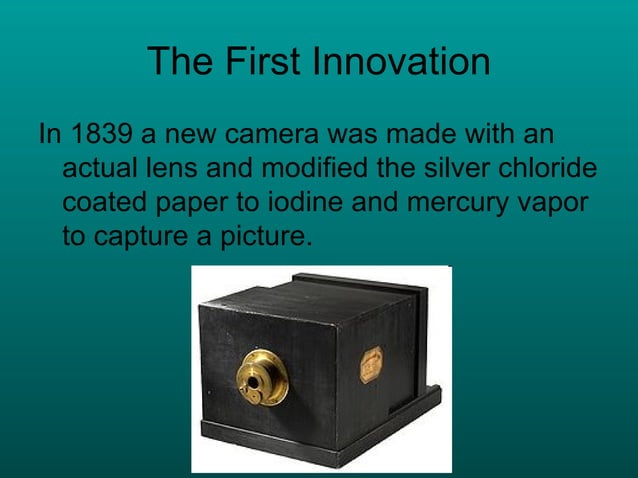 Evolution of the camera | PPT