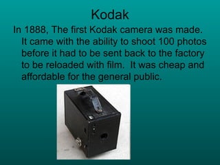 Evolution of the camera | PPT