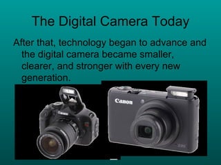 Evolution of the camera | PPT