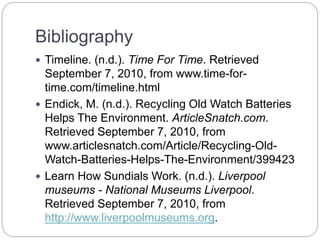 Evolution of the clock | PPTX