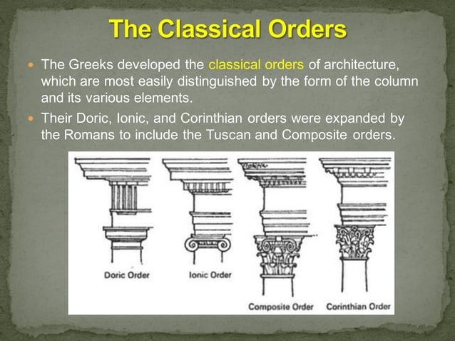 Evolution of the columns | PPT