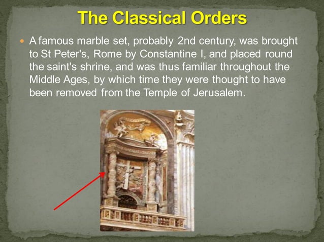 Evolution of the columns | PPT