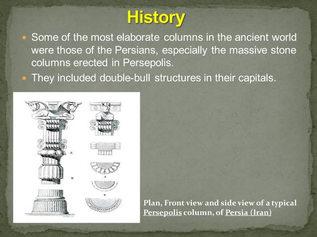 Evolution of the columns | PPT