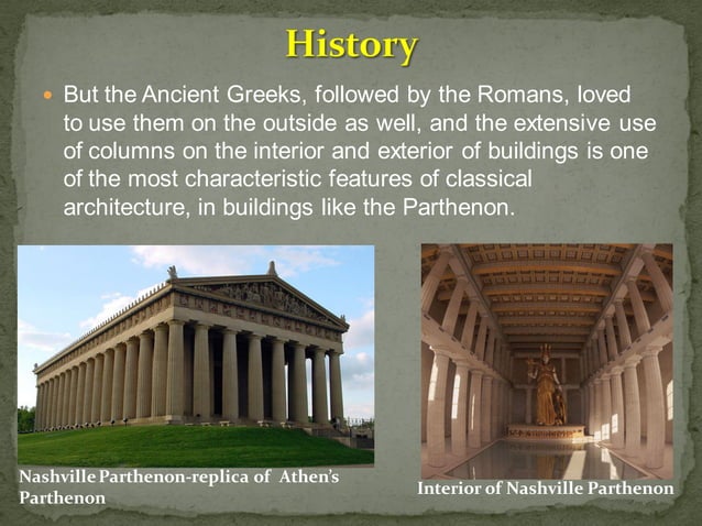 Evolution of the columns | PPT
