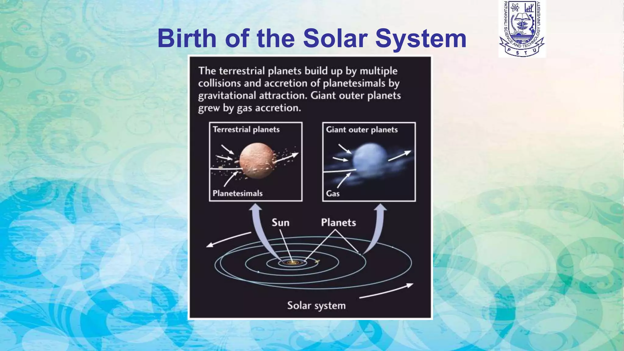 Evolution of the earth | PPTX