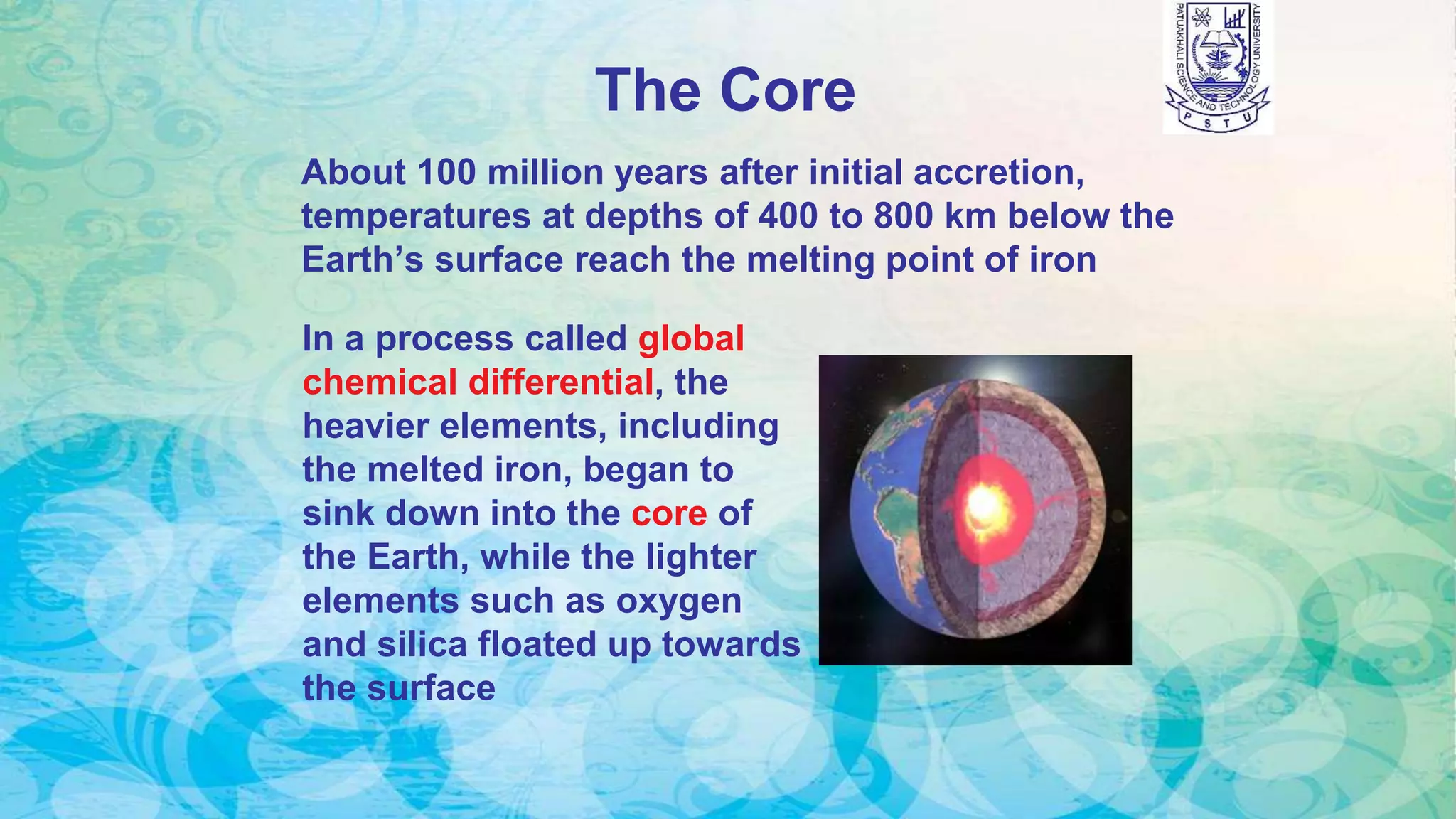 Evolution of the earth | PPTX | Chemistry | Science