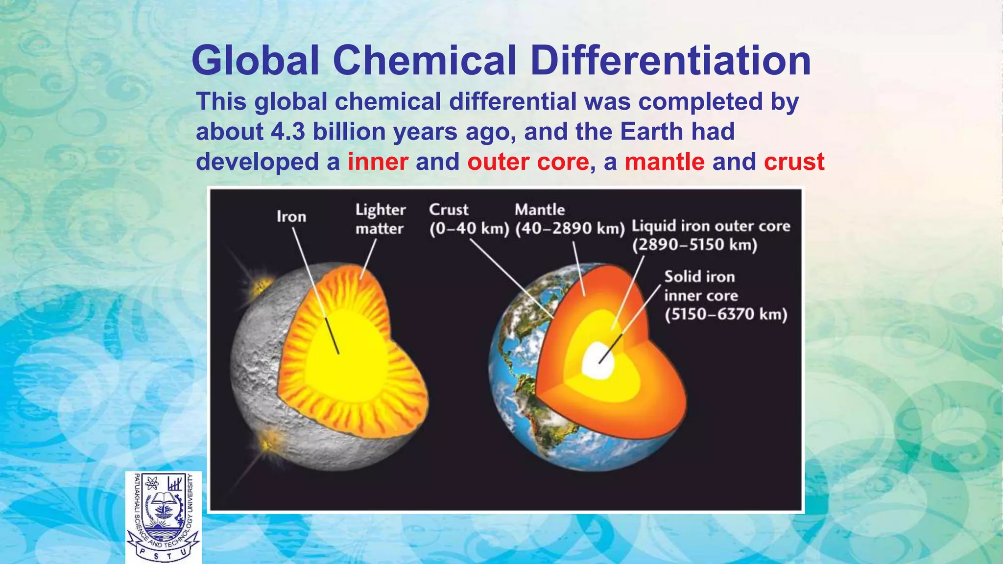 Evolution of the earth | PPTX | Chemistry | Science