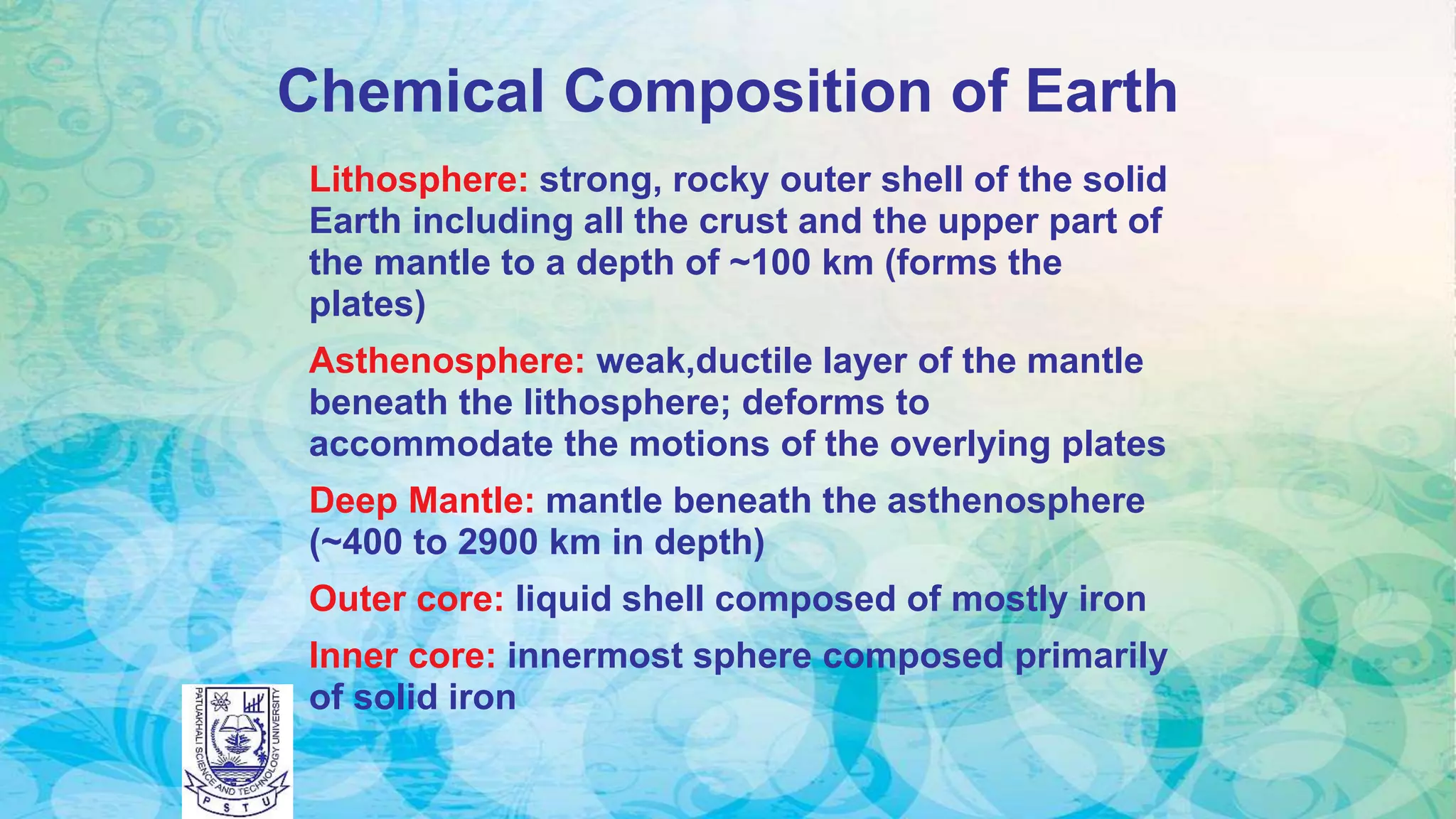 Evolution of the earth | PPTX