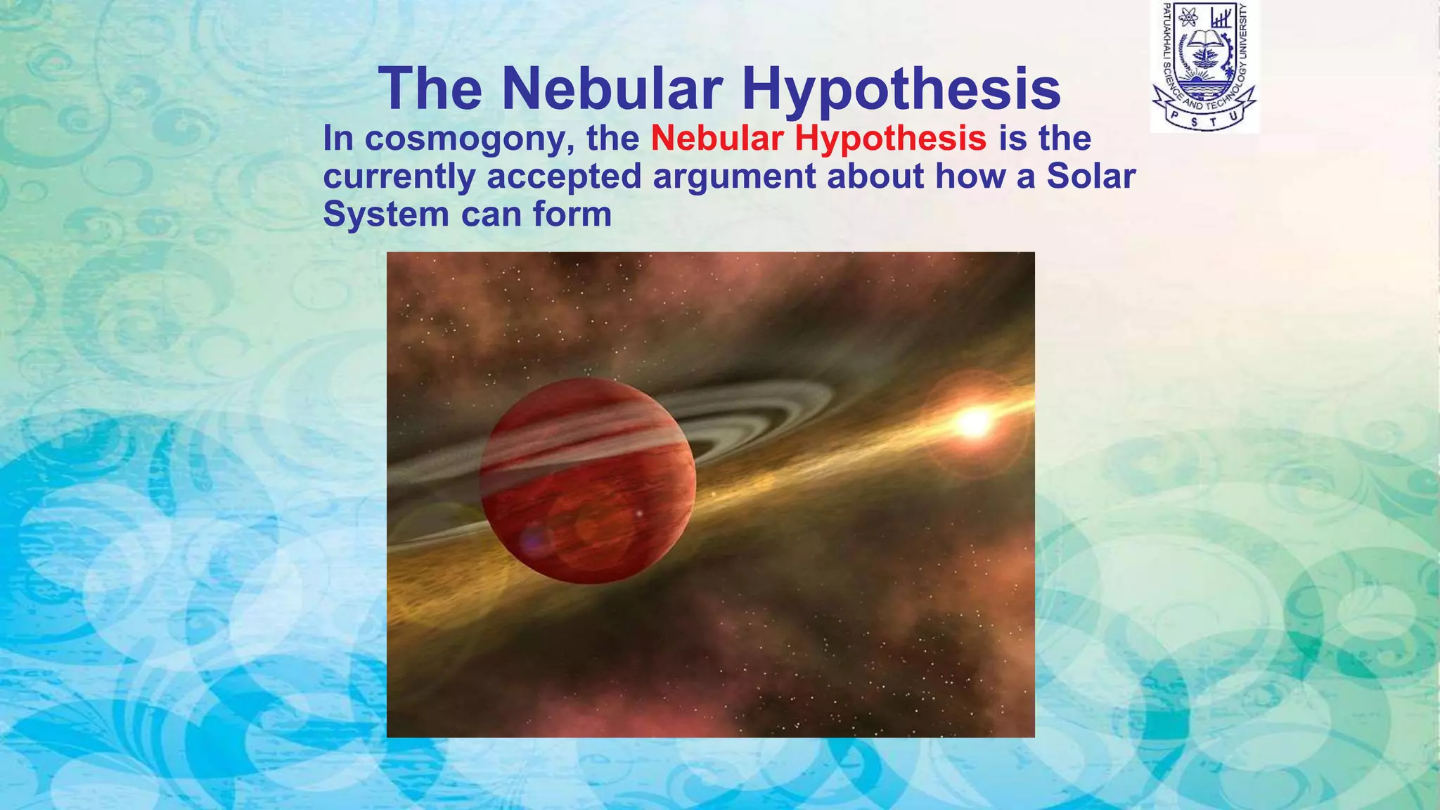 Evolution of the earth | PPTX