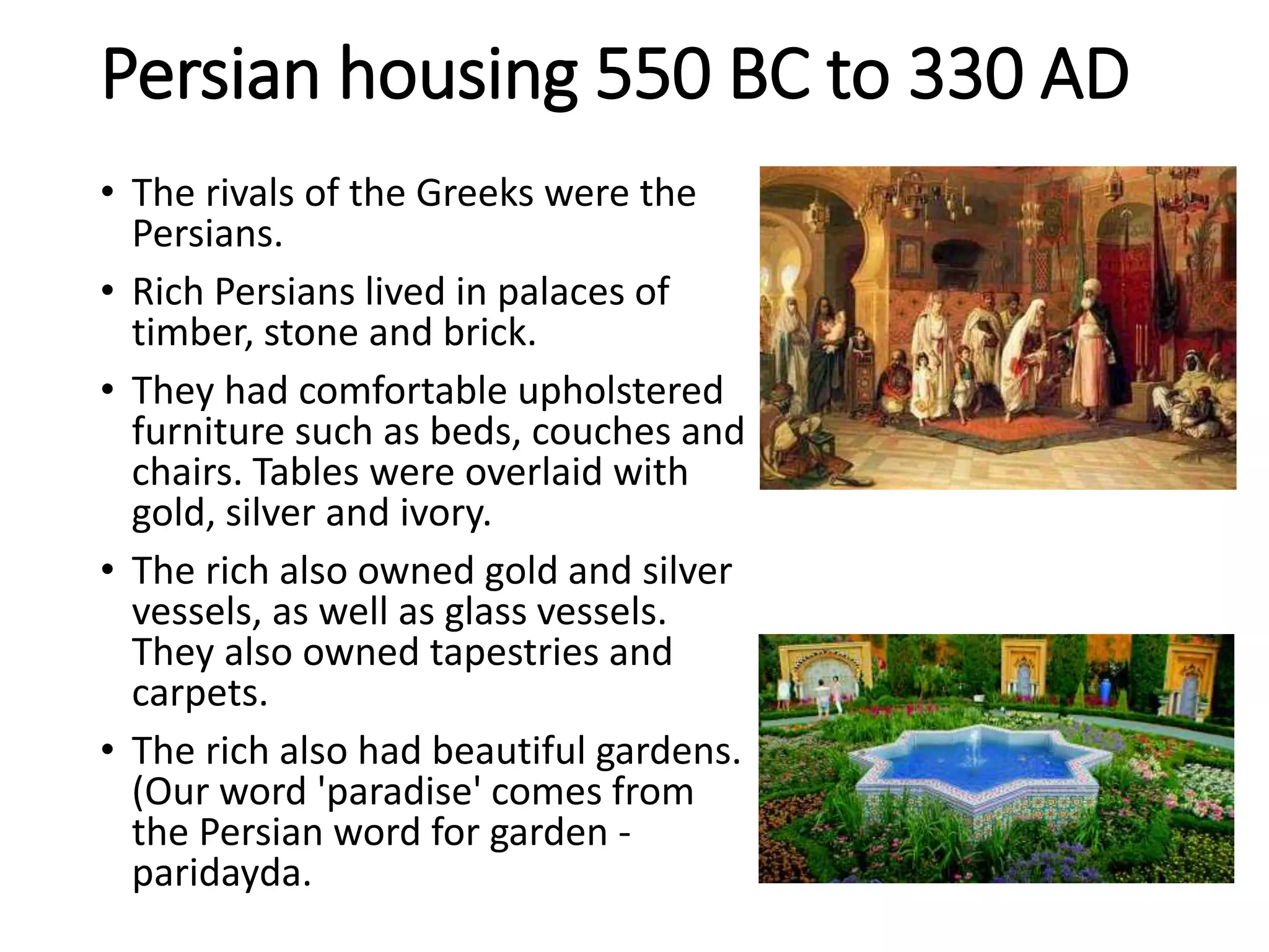 Evolution of the house and home | PPTX