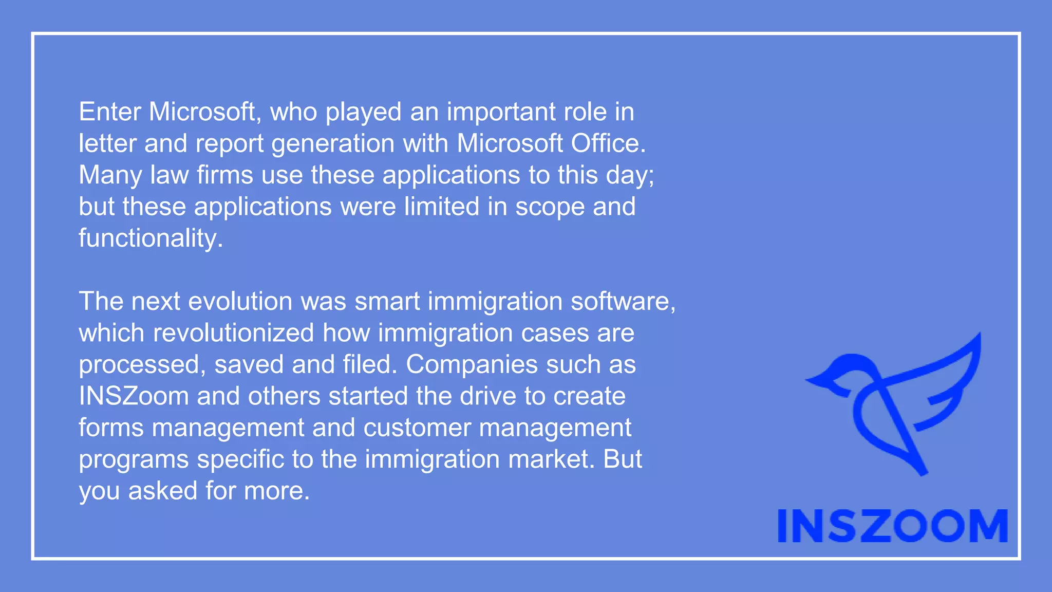 Evolution of the immigration case management software! | PPT