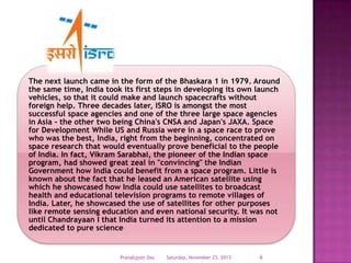 Evolution of the indian space age | PPTX