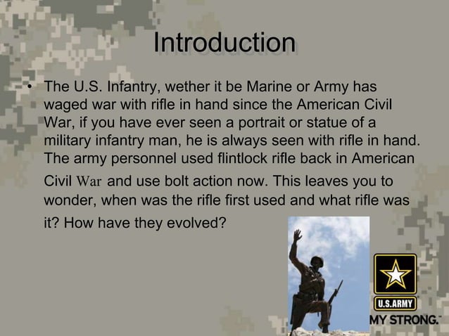 Evolution Of The Infantry Rifle(1) | PPT
