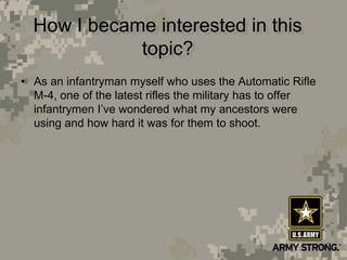 Evolution Of The Infantry Rifle(1) | PPT