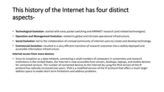 Evolution of the internet | PPT