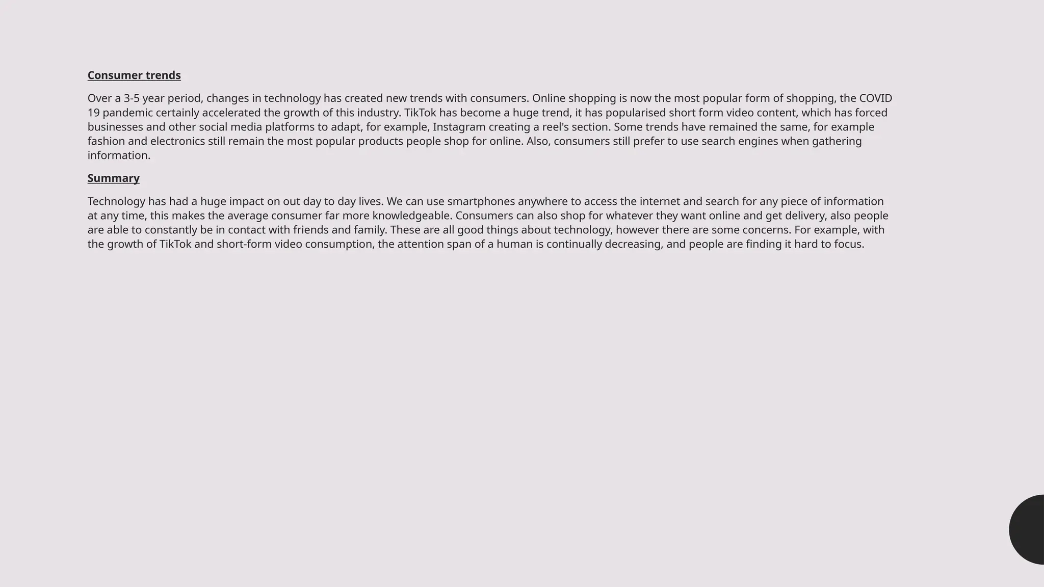 Evolution of the internet and how technology impacts our lives | PPT