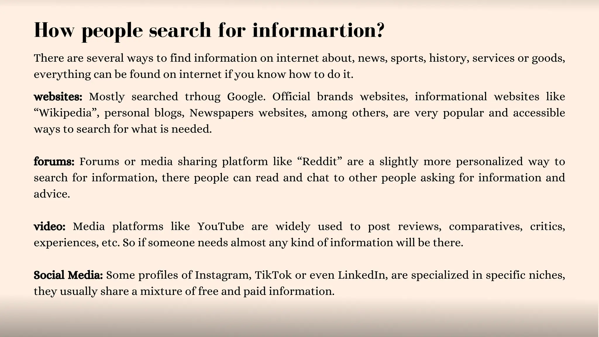 The evolution of the internet and users behavior | PPT