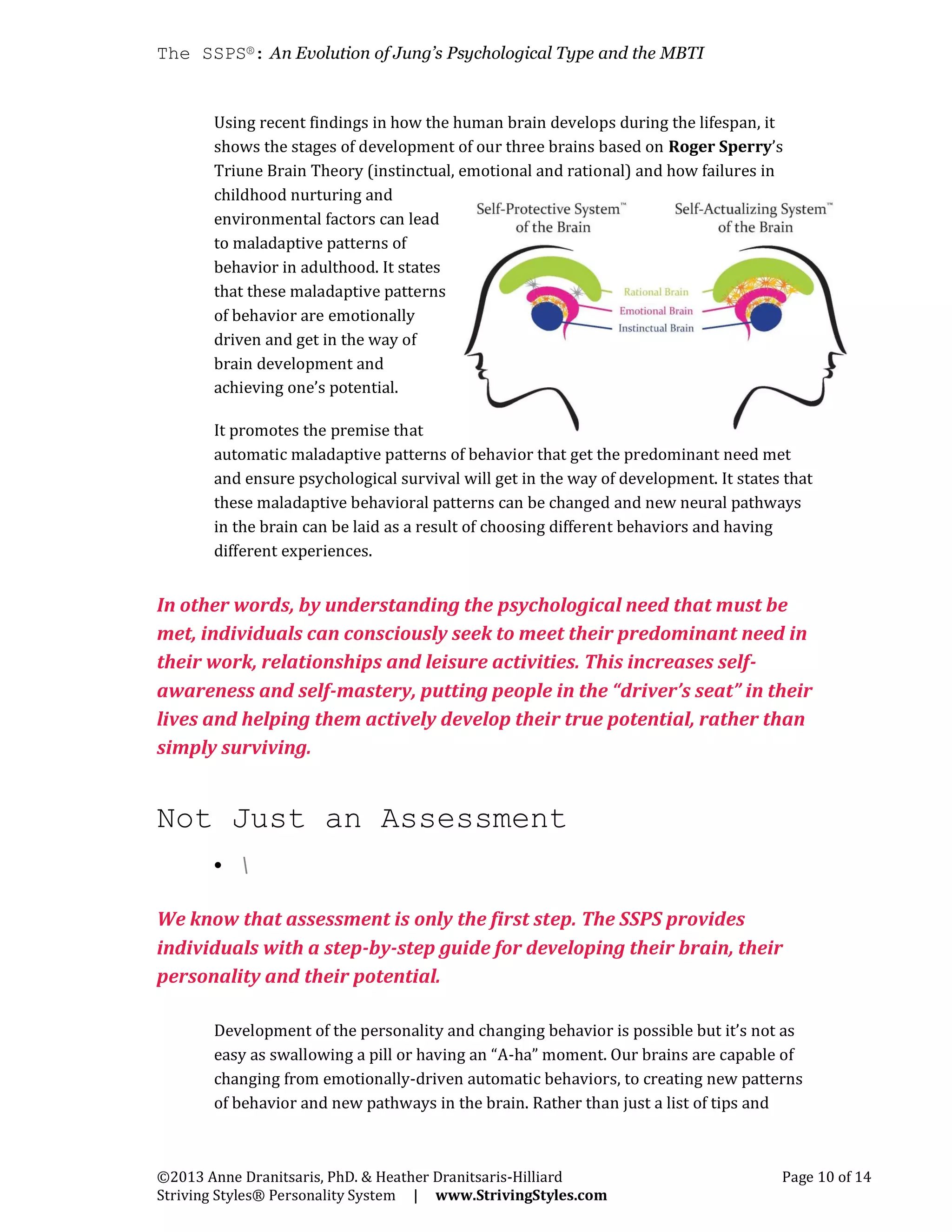 Evolution of the Jung's Typology and the Myers-Briggs Type Indicator ...
