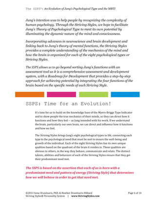 Evolution of the Jung's Typology and the Myers-Briggs Type Indicator ...