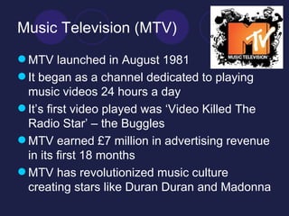 Evolution of the Music Video | PPT