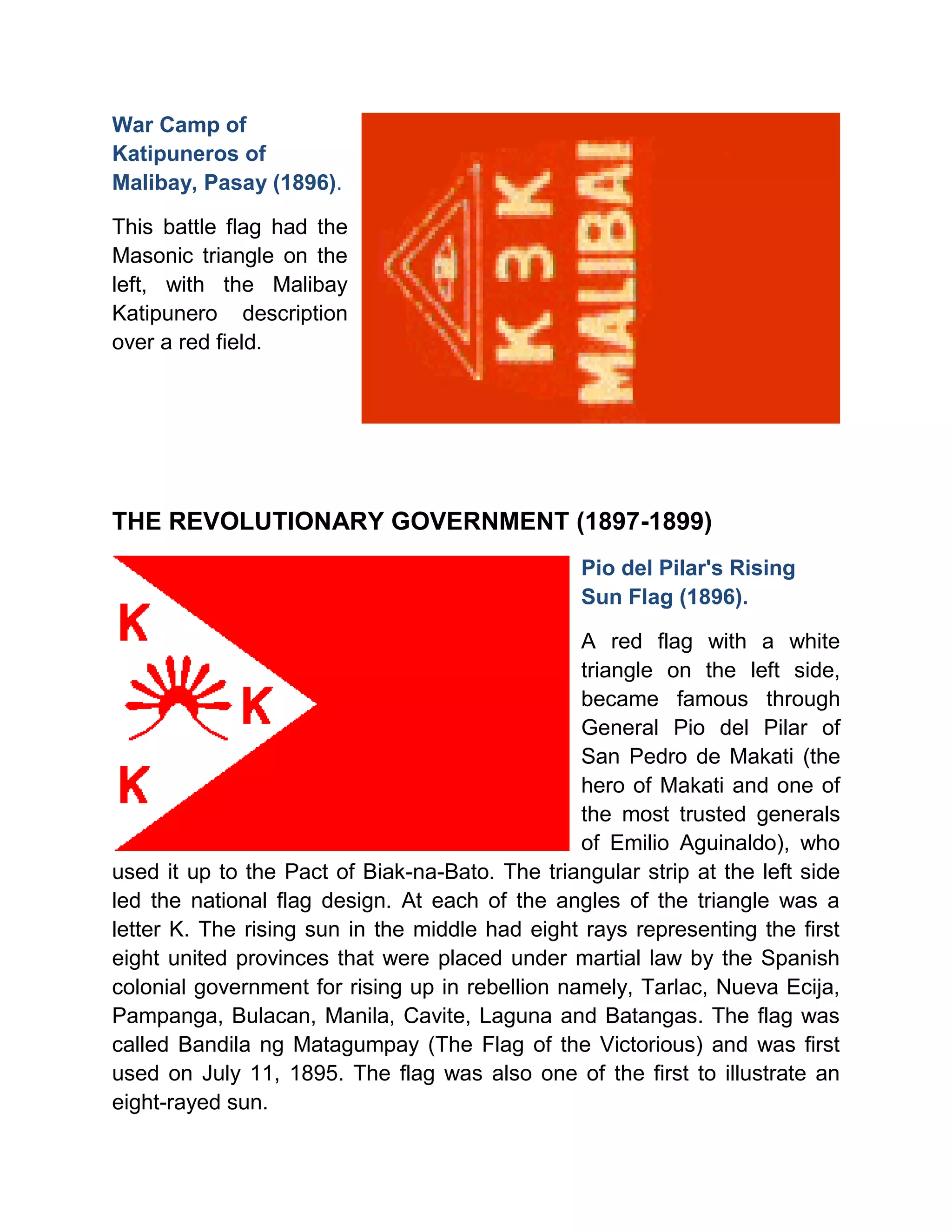 Evolution of the Philippine Flag | PDF