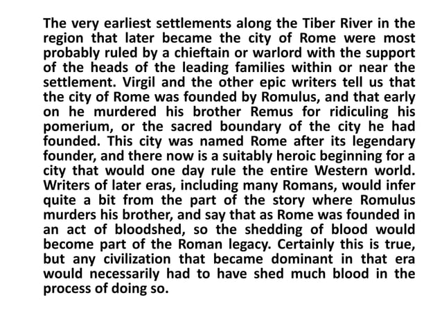 Evolution of the roman government during the early | PPT