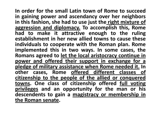Evolution of the roman government during the early | PPT