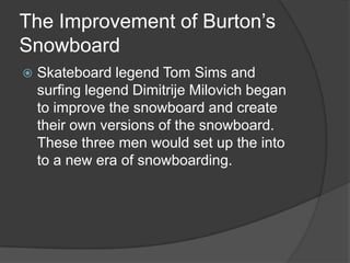 Evolution of the snowboard | PPTX