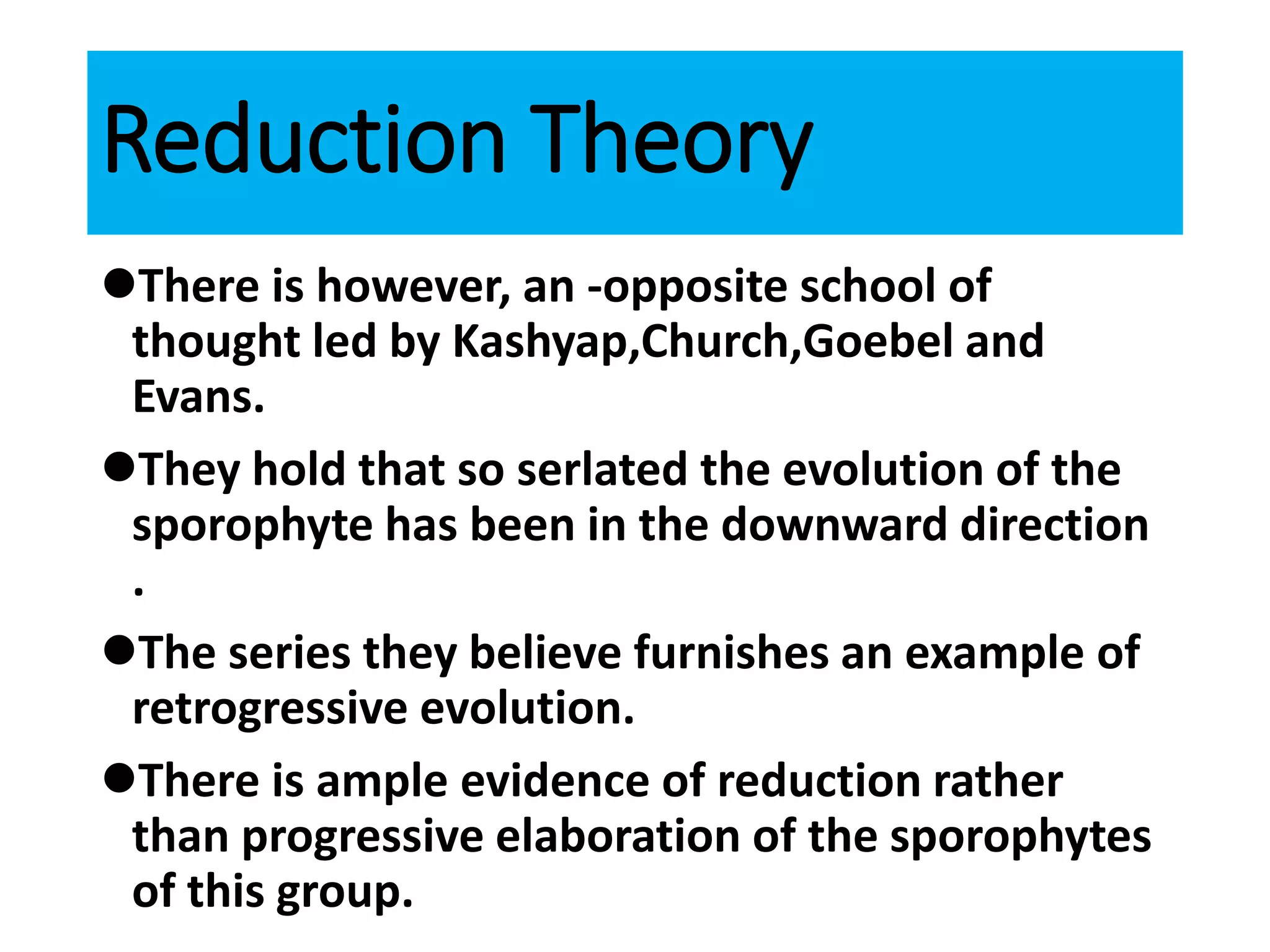 Evolution of the sporophyte in brophytes | PPTX