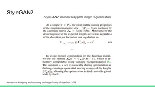 Evolution of the StyleGAN family | PDF