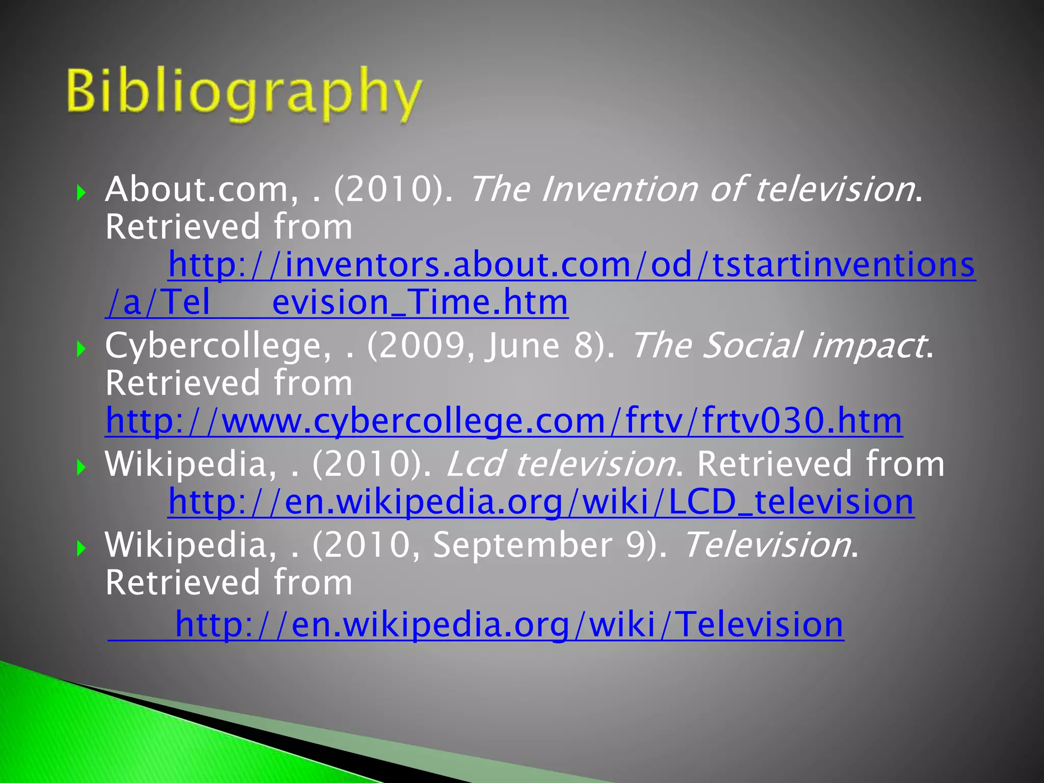 Evolution of the television!!!!! | PPTX