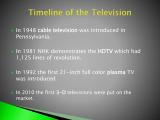 Evolution of the television!!!!! | PPTX