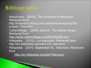 Evolution of the television!!!!! | PPT