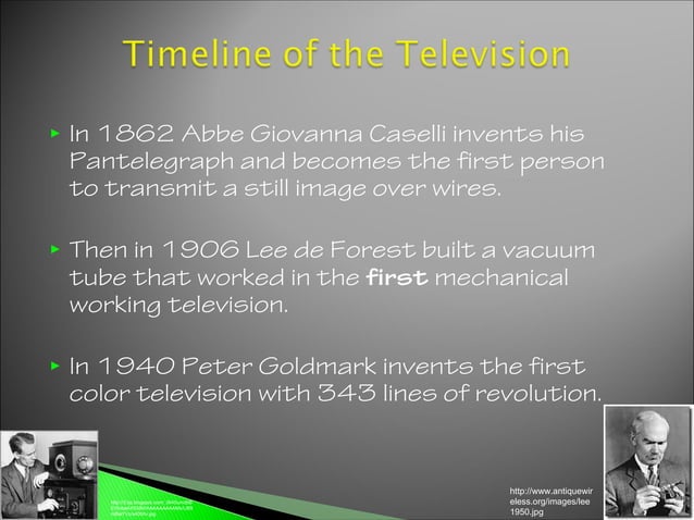 Evolution of the television!!!!! | PPT