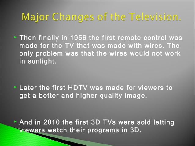 Evolution of the television!!!!! | PPT