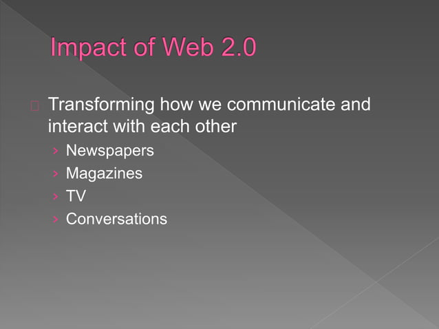 Evolution of the web | PPTX