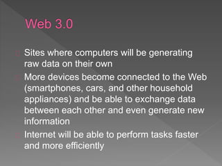 Evolution of the web | PPTX