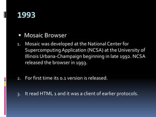 Evolution of the web | PPTX