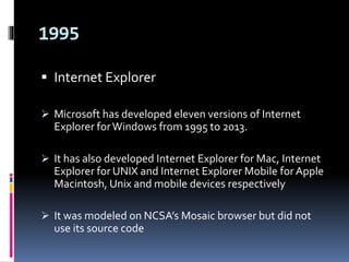 Evolution of the web | PPTX