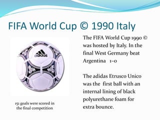 Evolution of the world cup soccer ball | PPTX