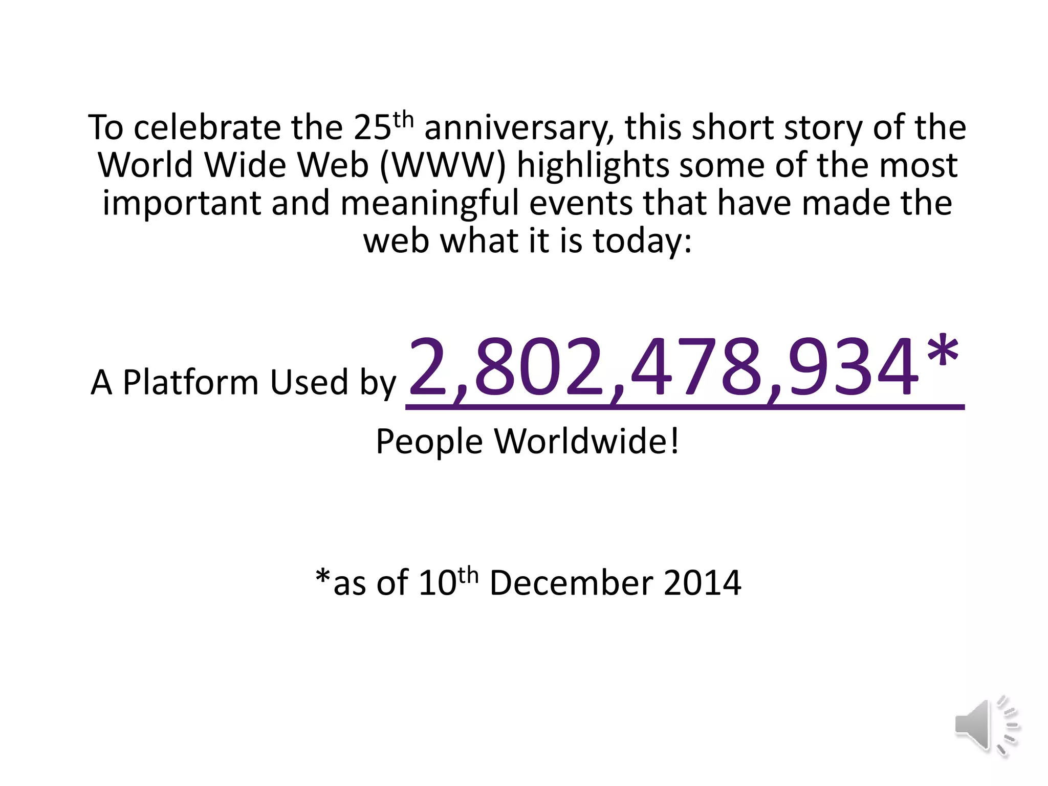 Evolution of the World Wide Web | PPTX