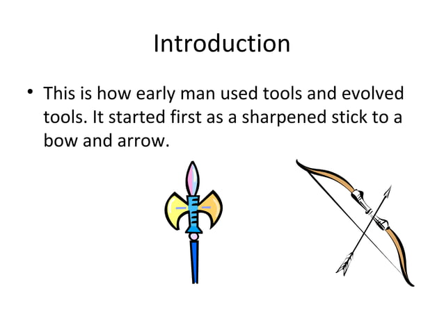 Evolution of tools | PPT | Food & Drink