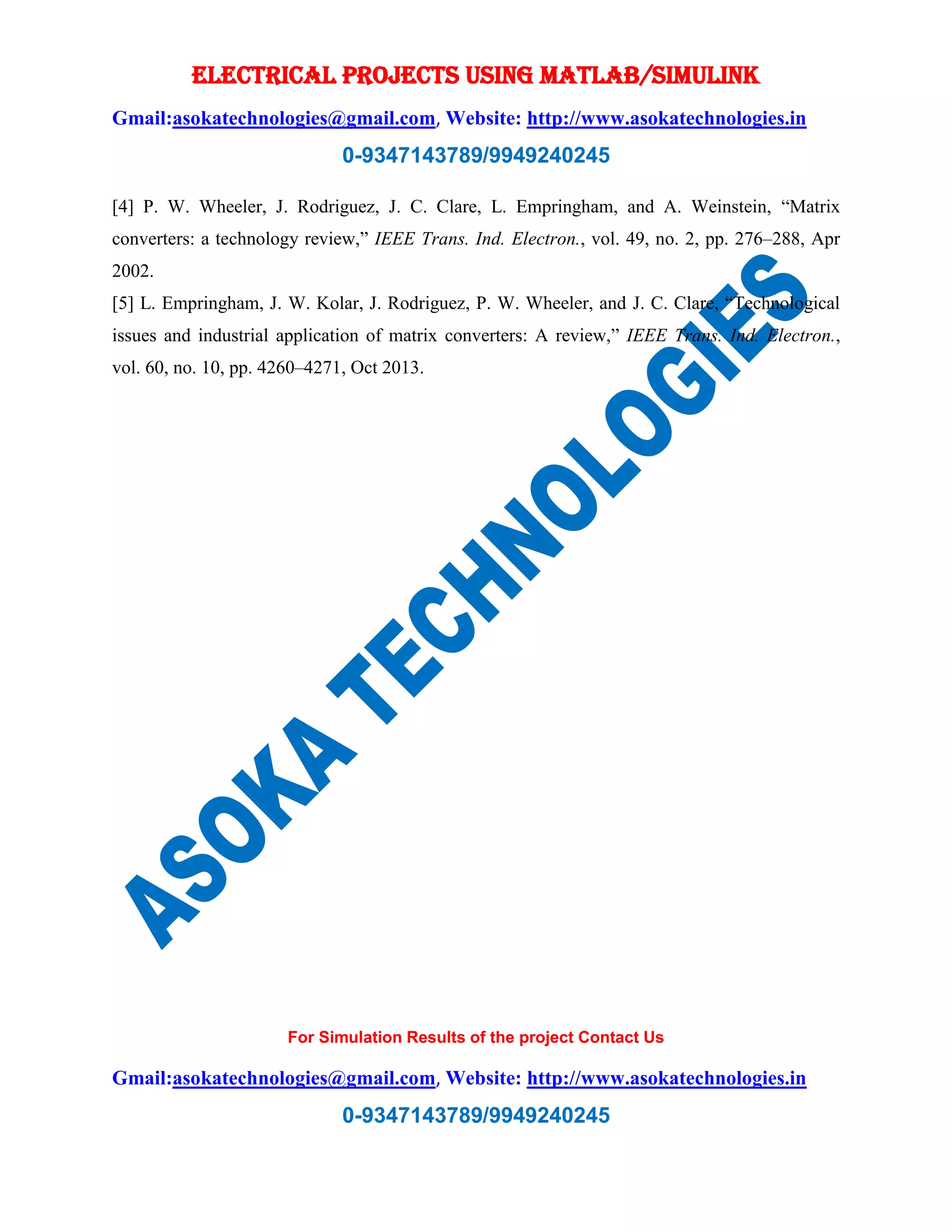 Evolution Of Topologies Modeling Control Schemes And Applications Of